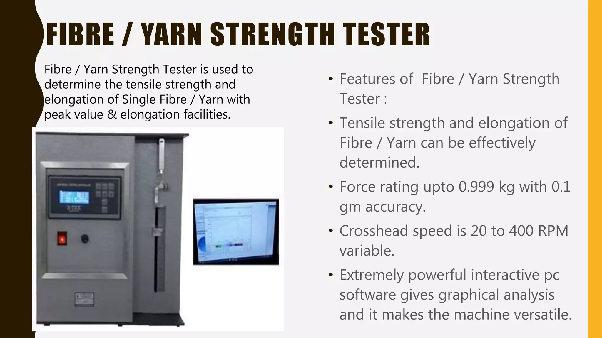 Fibre strength and fibre fineness | PPTX