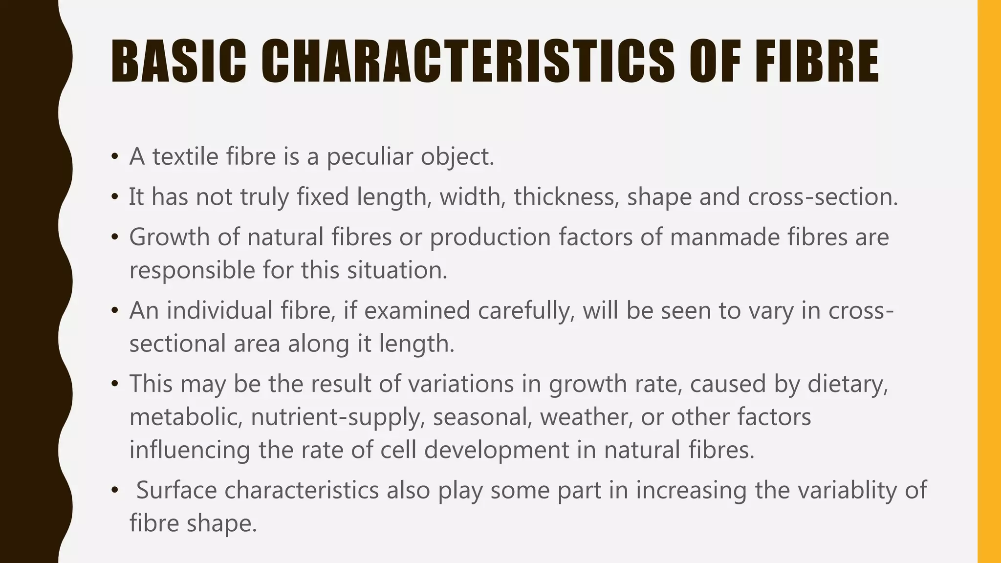 Fibre strength and fibre fineness | PPTX