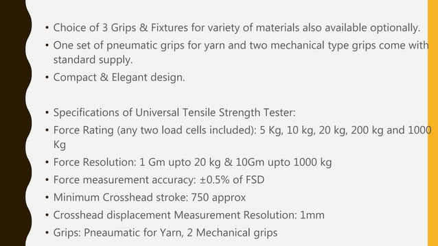 Fibre strength and fibre fineness | PPTX