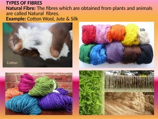 Class 6 science chemistry fibre to fabric.pptx