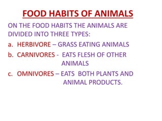 SOURCES OF FOOD PART-1 | PPTX