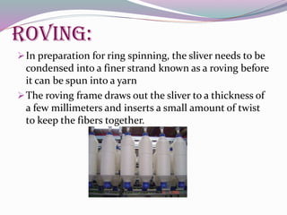 Fibre to yarn | PPTX