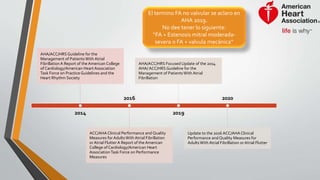 Fibrilación auricular Fisiopatologia.pptx