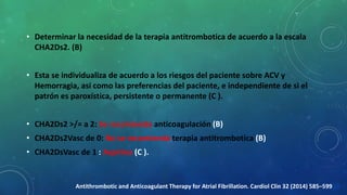 Escala Chads2 Y Escala Cha2ds2vasc
