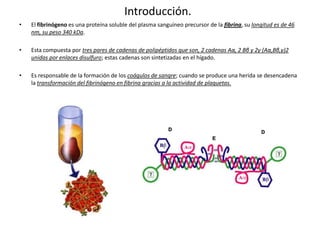 Fibrinogeno | PPTX