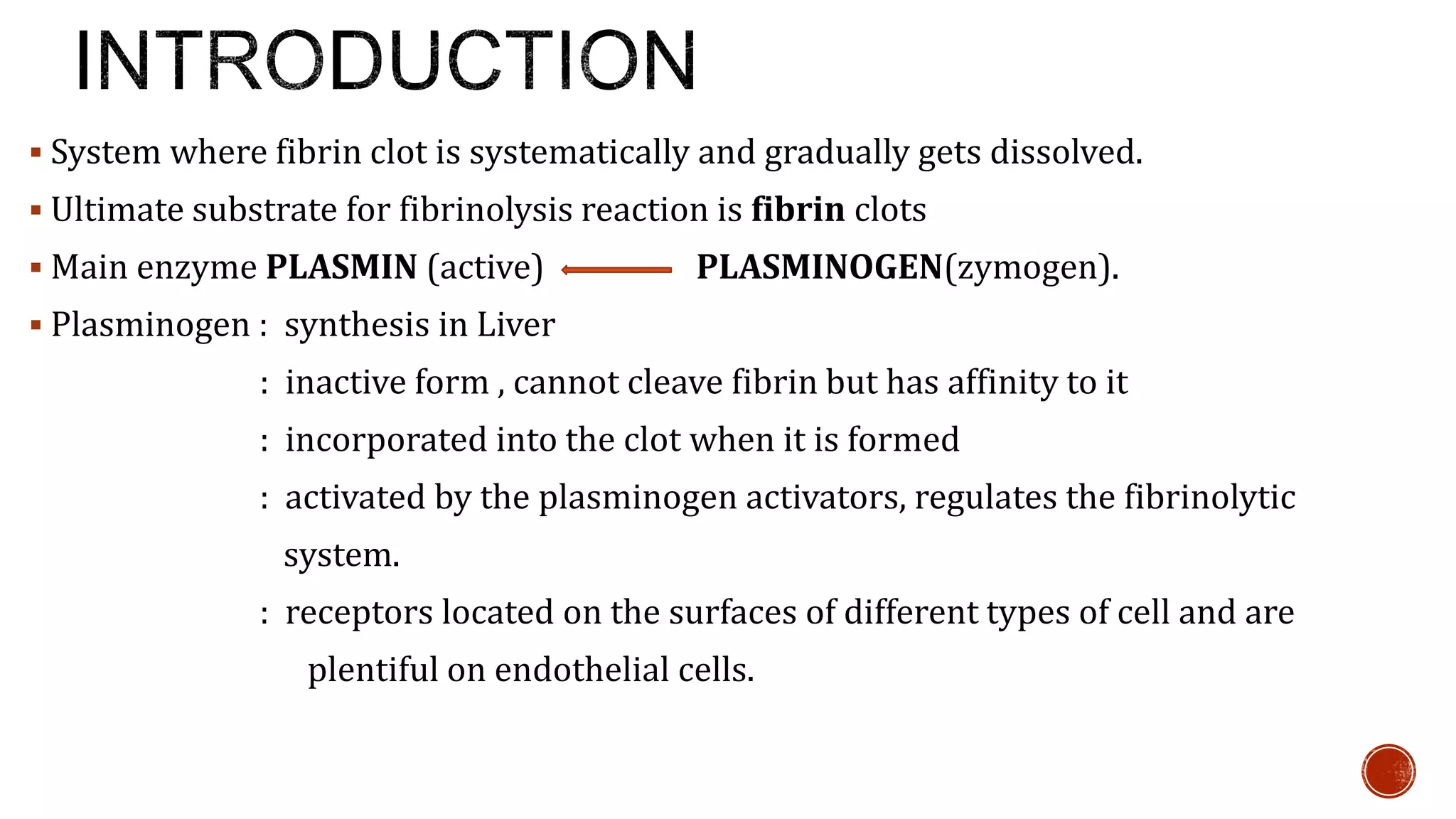 Fibrinolysis system | PPTX