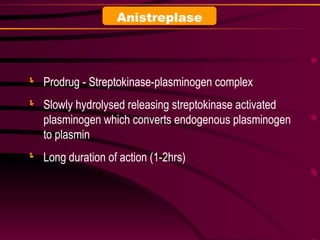 Fibrinolytic agents | PPT