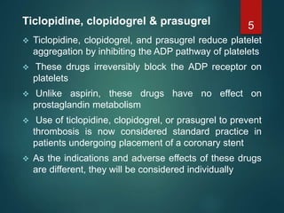 Fibrinolytic , Antiplatelet and Vt K.pptx