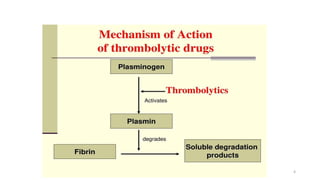 Fibrinolytics | PPTX | Blood Disorders | Diseases and Conditions