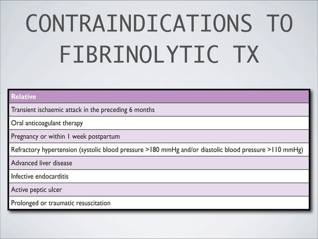 Fibrinolytic Therapy | PDF | Heart and Cardiovascular Diseases ...