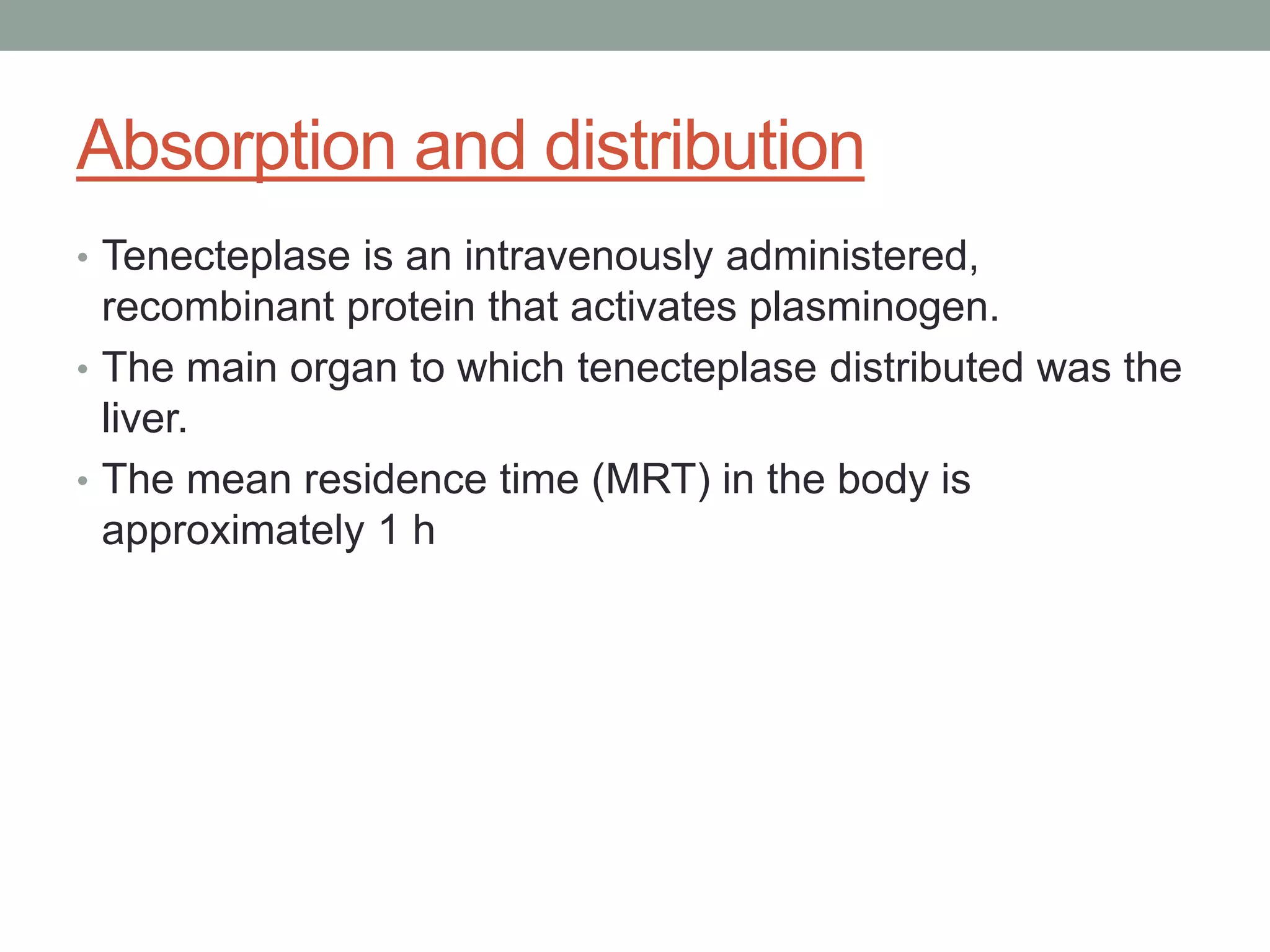 Fibrinolytic treatment of acute myocardial infarction by tenecteplase ...