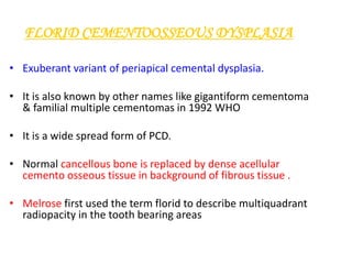 Fibro osseous lesions | PPTX