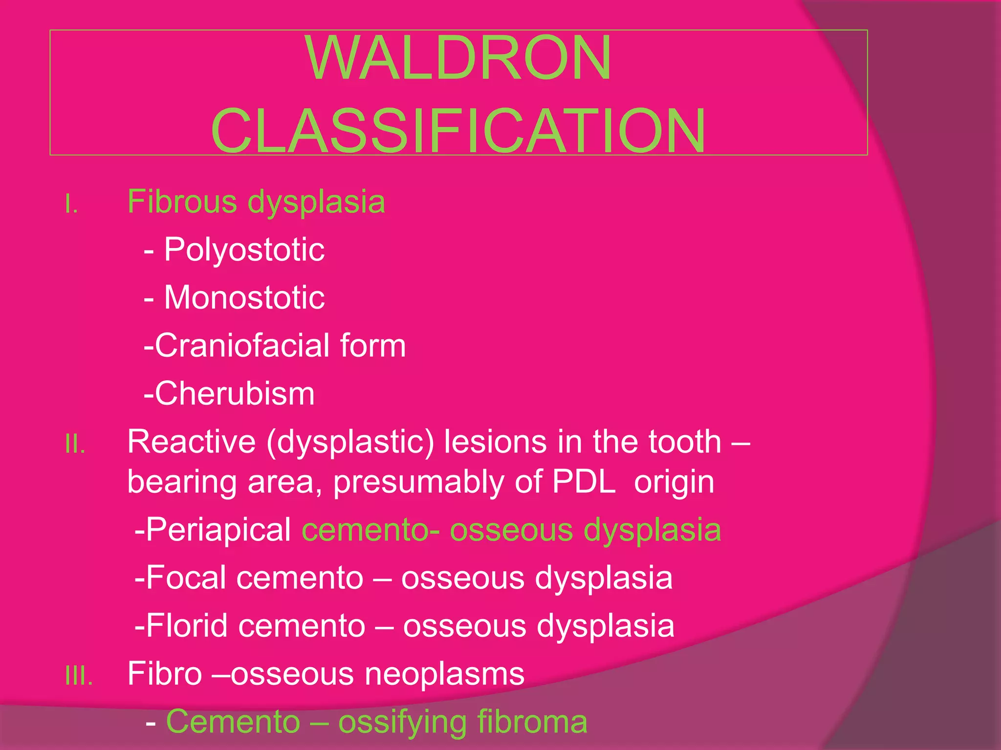 FIBRO-OSSEOUS LESIONS.ppt