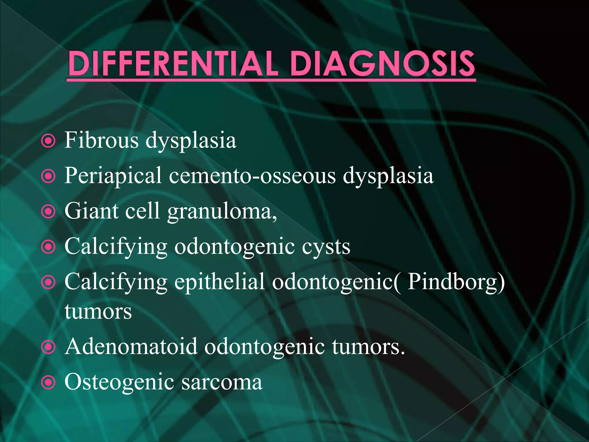 Fibro osseous lesions of jaw | PPTX