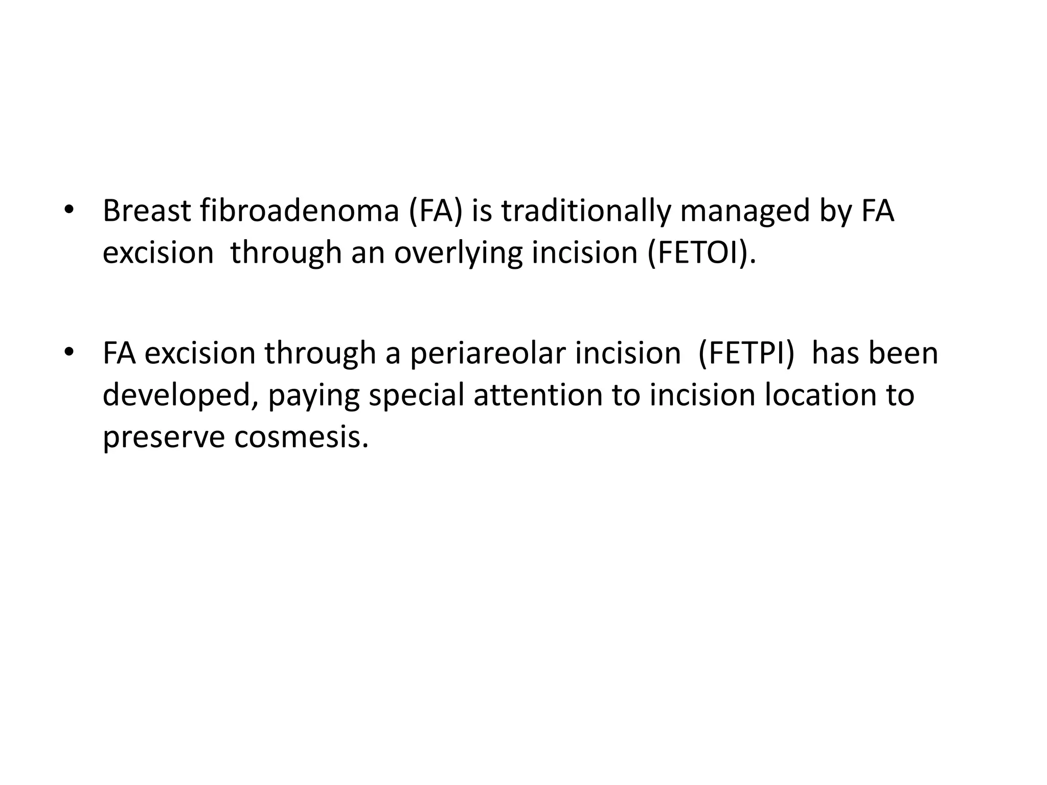 Fibroadenoma breast | PPTX
