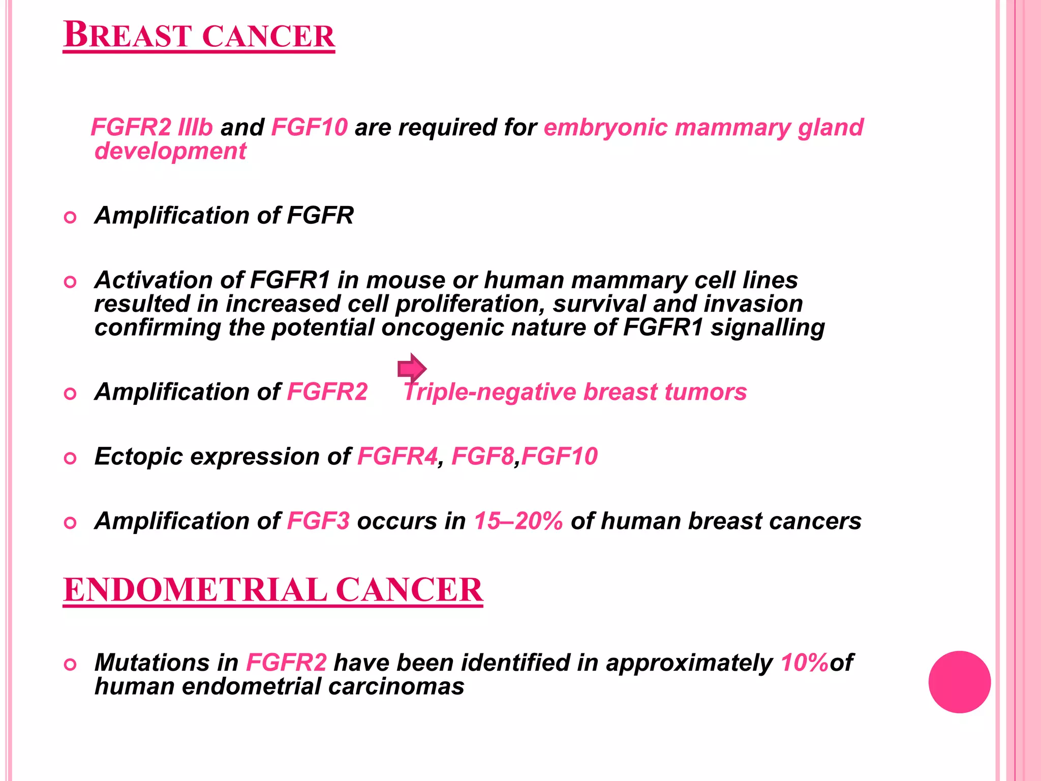 Fibroblast growth factors | PPTX