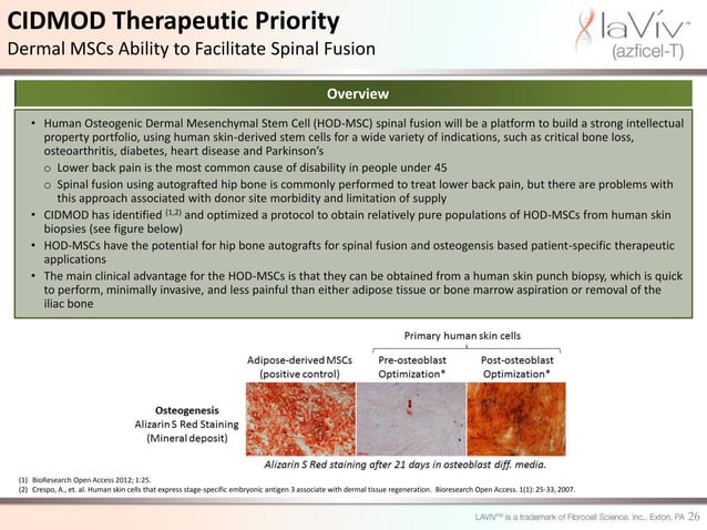 Fibrocell science investor-presentation-august_2012 | PDF | Skin and ...