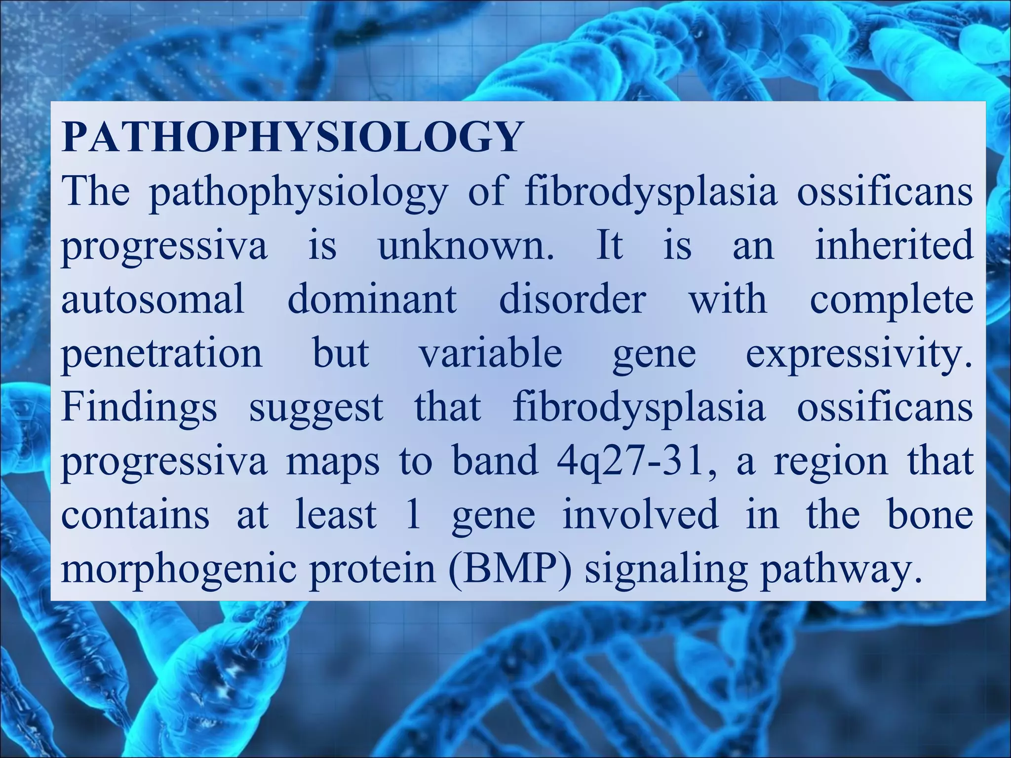 Fibrodysplasia ossificans progressiva disease | PPT | Bone and Joint ...