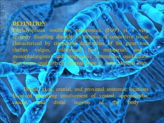 Fibrodysplasia ossificans progressiva disease tpp | PPT