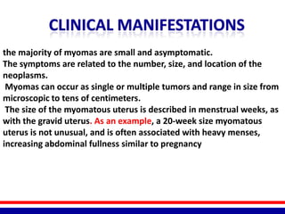 Uterine leiomyoma (fibroid) | PPTX