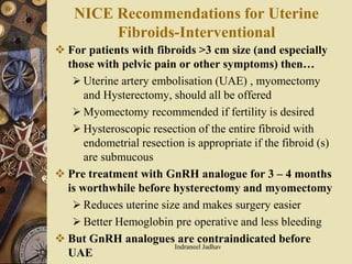 Current practices in management of Fibroid | PPTX