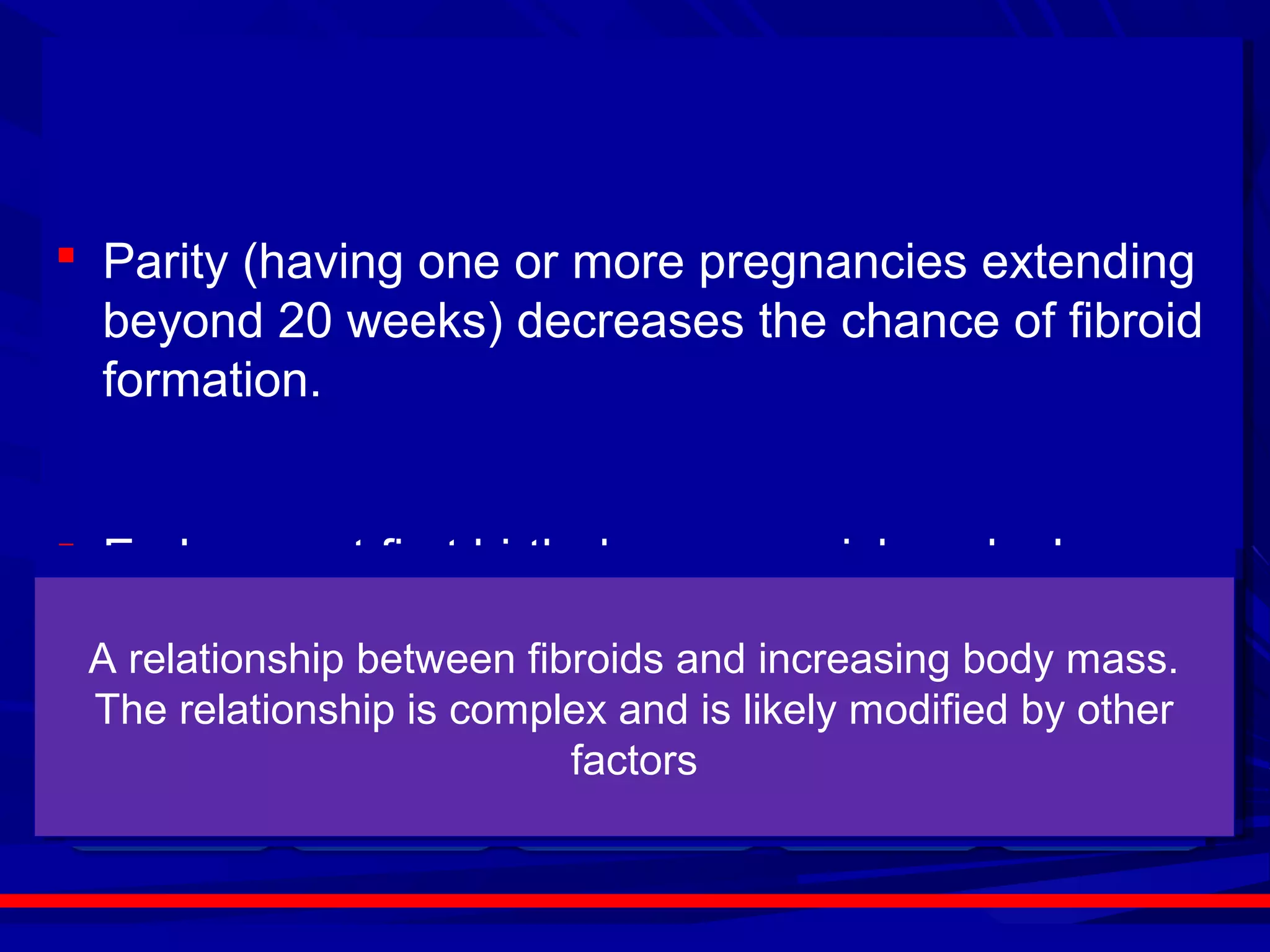 Fibroid for undergraduate | PPT