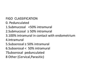 Fibroid presentation1 | PPT