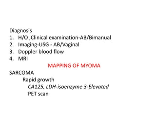 Fibroid presentation1 | PPT