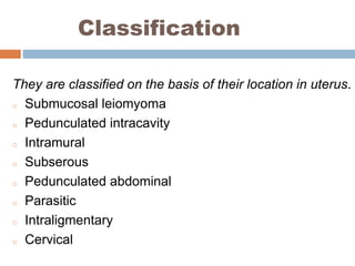 Uterine Fibroids on Ultrasound | PPTX