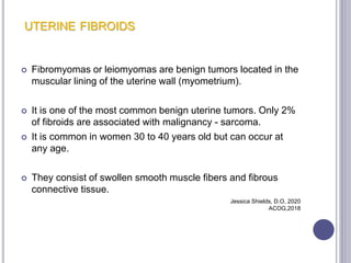 Uterine Fibroids | PPTX