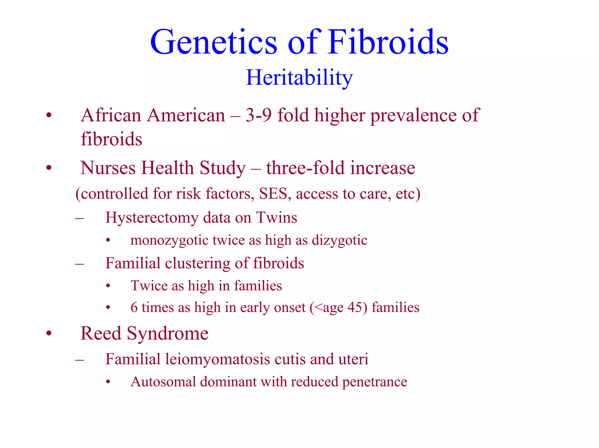 Fibroids | PDF