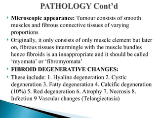 FIBROIDS in women and their pathophysiology.ppt