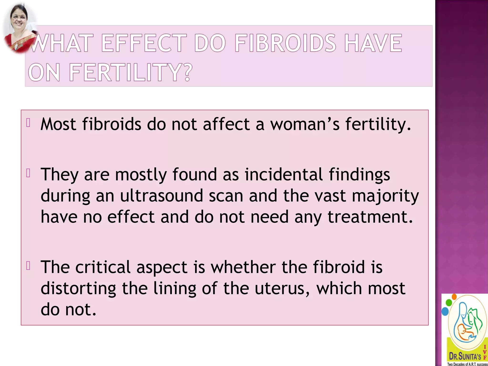 FIBROIDS AND INFERTILITY | PPT