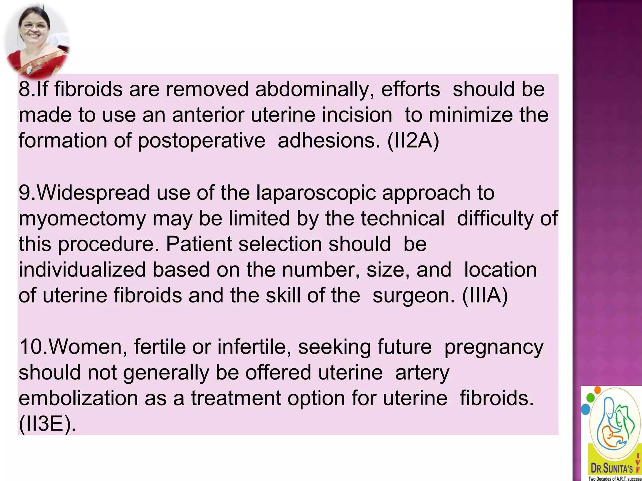 FIBROIDS AND INFERTILITY | PPT