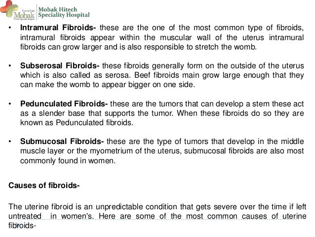 Fibroids: Types, Causes, and treatment