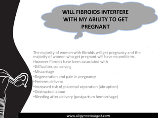 management of uterine fibroids | PPT
