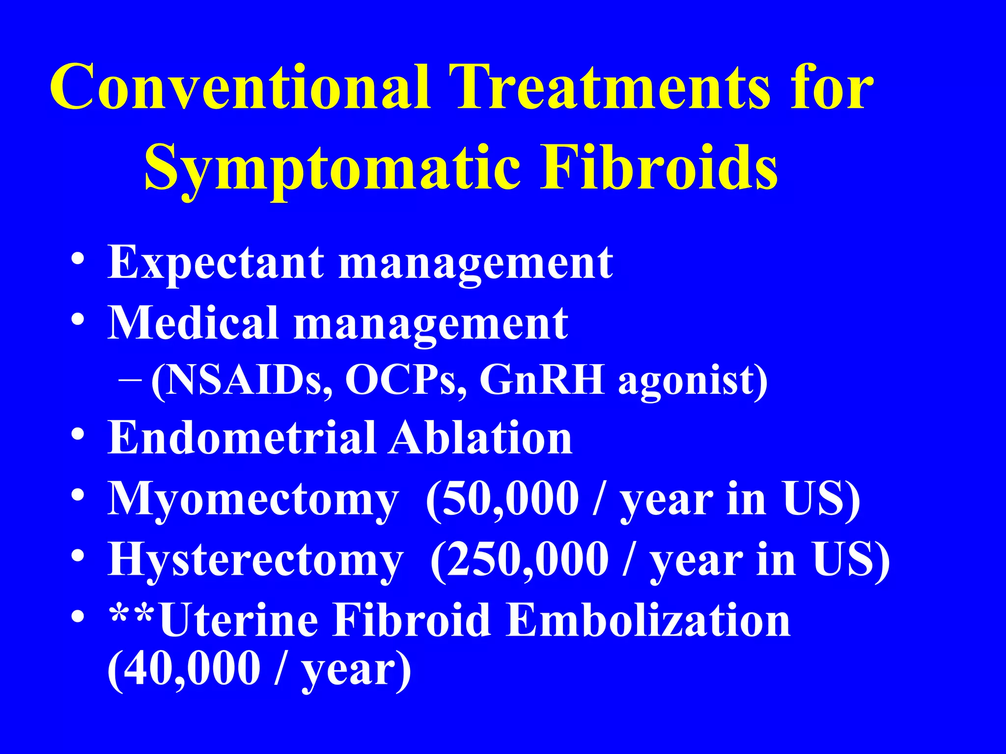Fibroid update lecture_2013 | PPT
