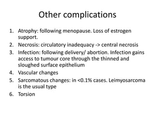 Fibroid uterus | PPTX
