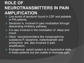 Fibromyalg ....pain management | PPTX