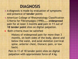 Fibromyalgia | PPTX