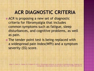 Fibromyalgia | PPTX
