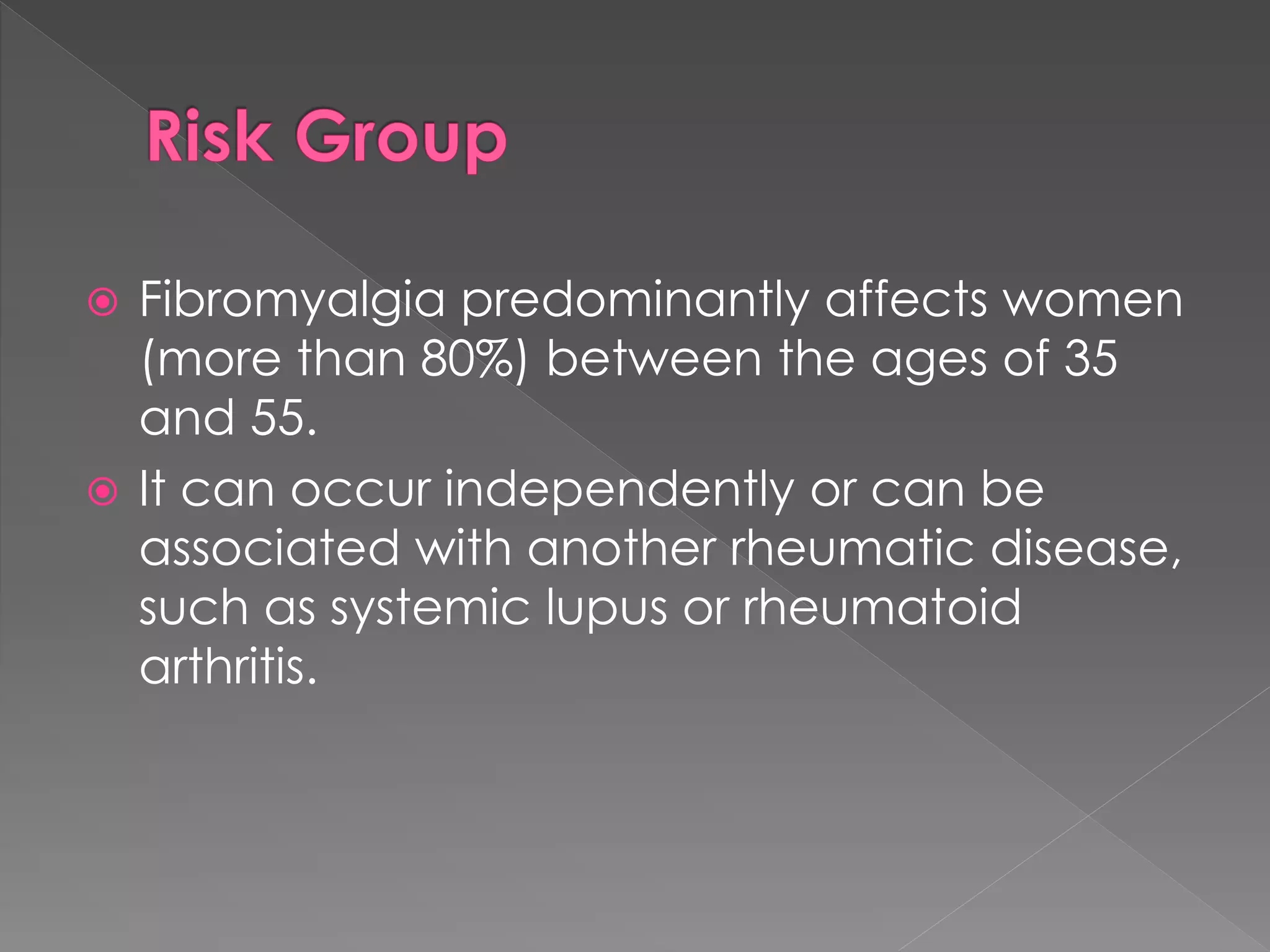 Fibromyalgia | PPTX
