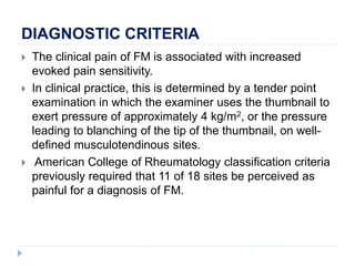 Fibromyalgia | PPTX