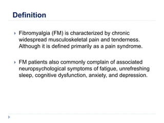 Fibromyalgia | PPTX