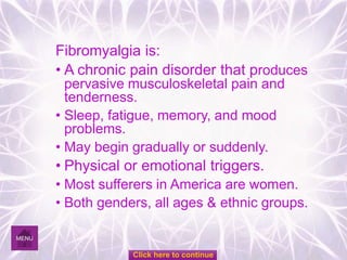 Fibromyalgia | PPT