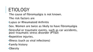 Fibromyalgia | PPTX