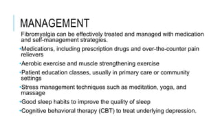 Fibromyalgia | PPTX