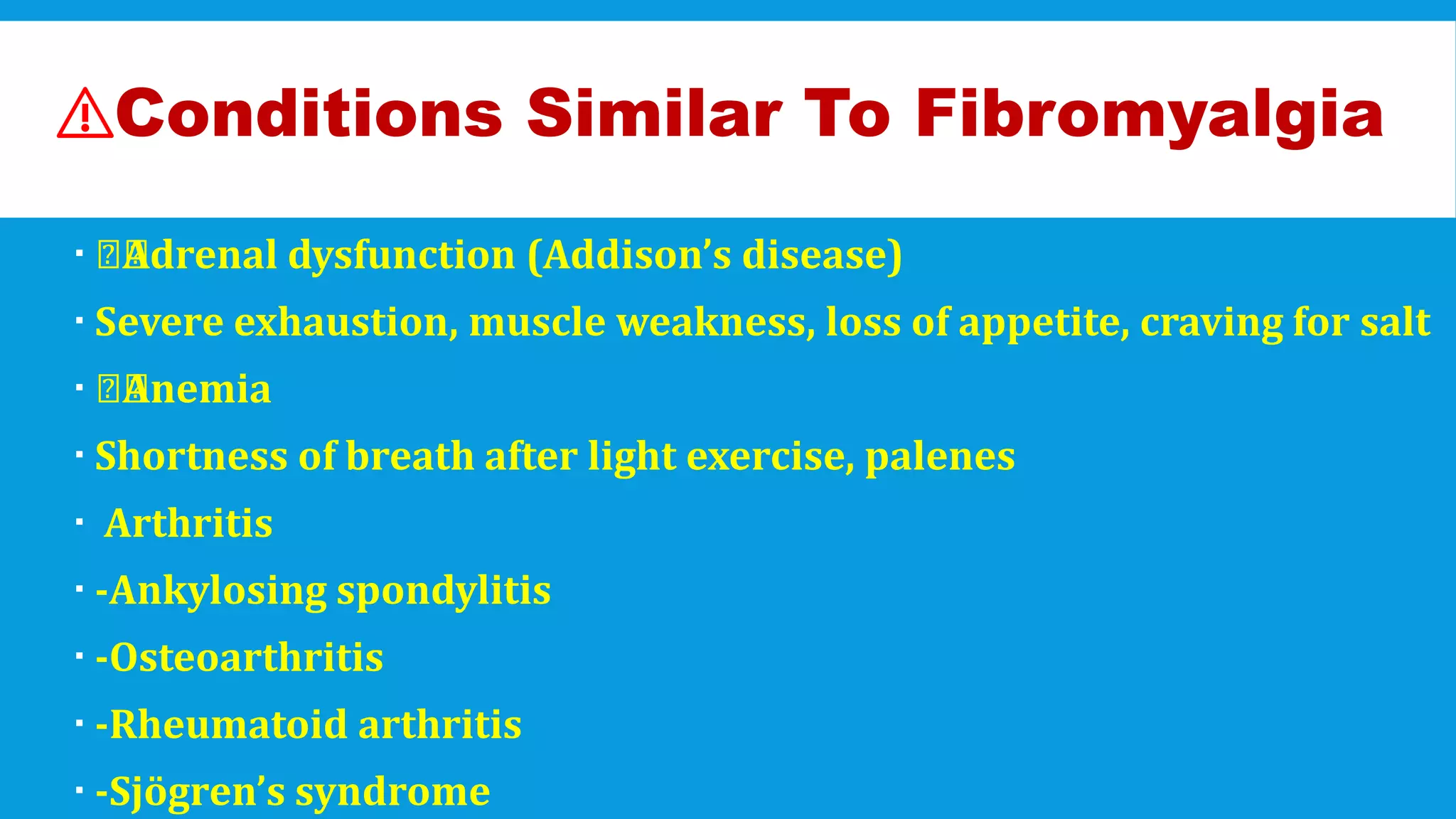 Fibromyalgia - medical information | PPT