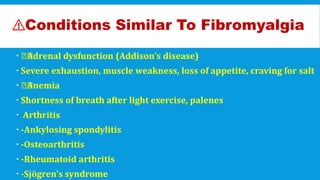 Fibromyalgia - medical information | PPT