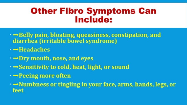 Fibromyalgia - medical information | PPT